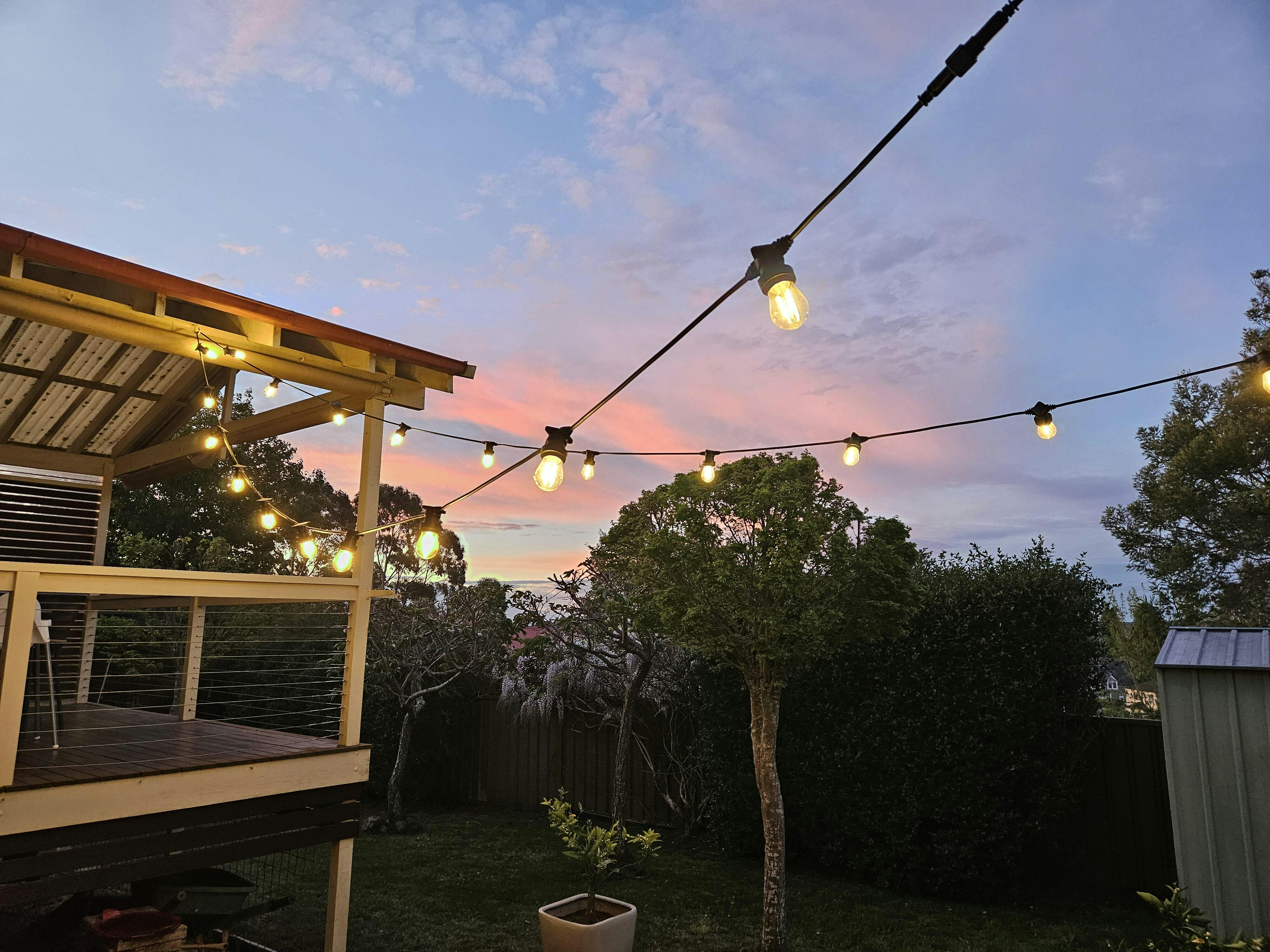 Outdoor LED Festoon Lights X 50cm Spacing | Festoon House