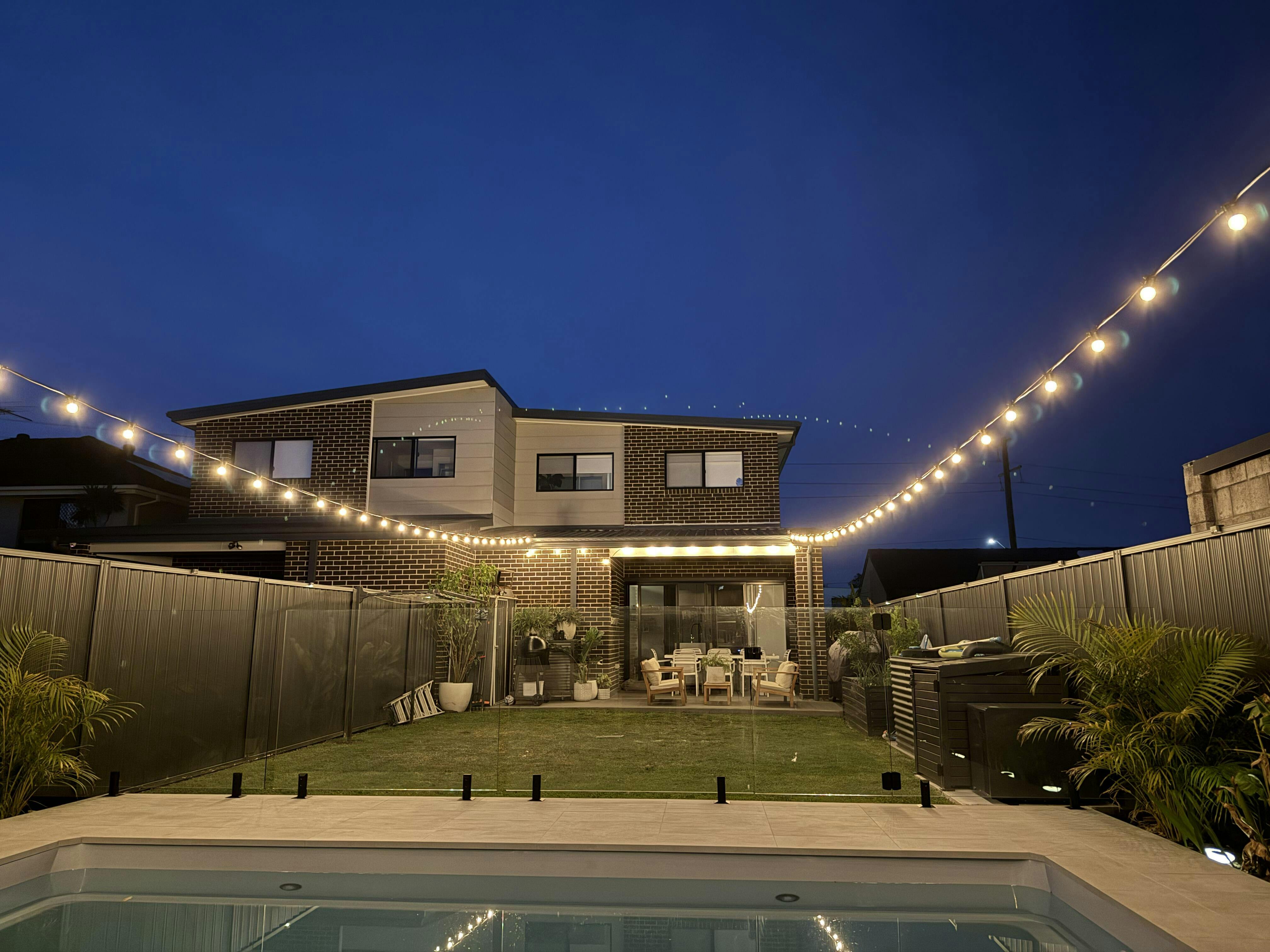 Outdoor LED Festoon Lights X 50cm Spacing | Festoon House