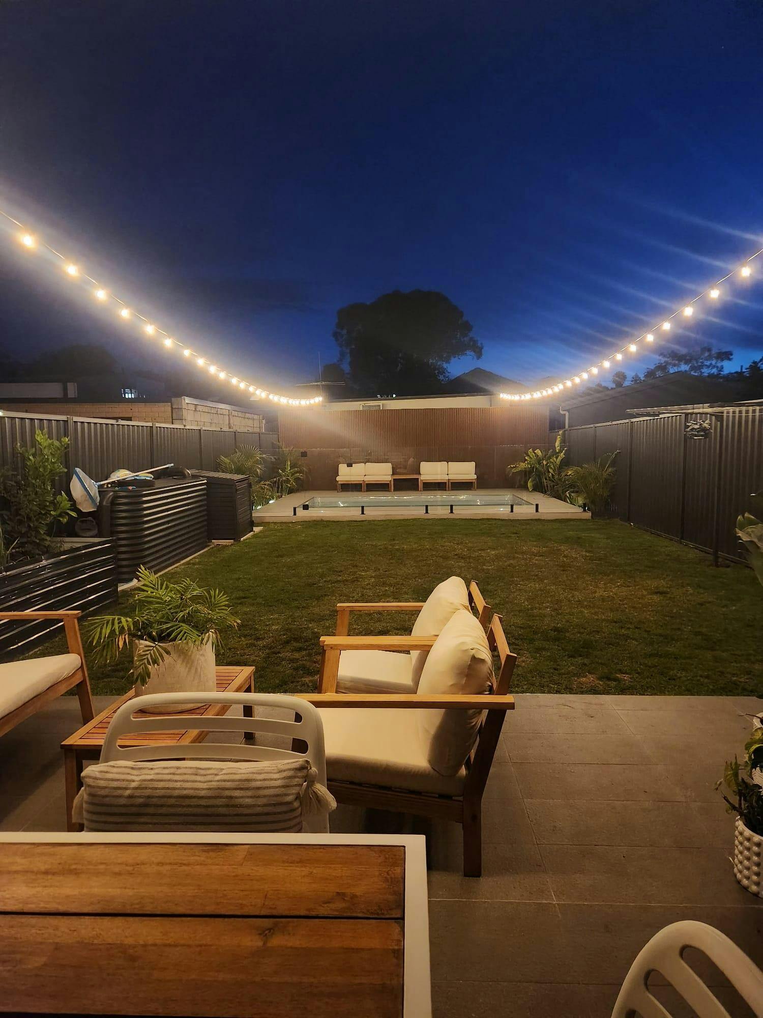 Outdoor LED Festoon Lights X 50cm Spacing | Festoon House