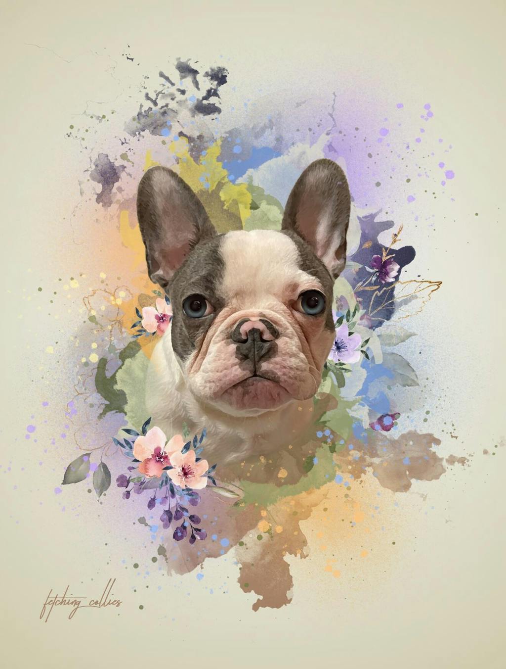 Fetching Collies Custom Pet Portraits – fetching collies