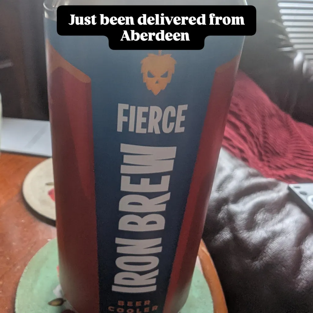 FIERCE IRON BREW — Scotlands Other Other National Drink – Fierce Beer