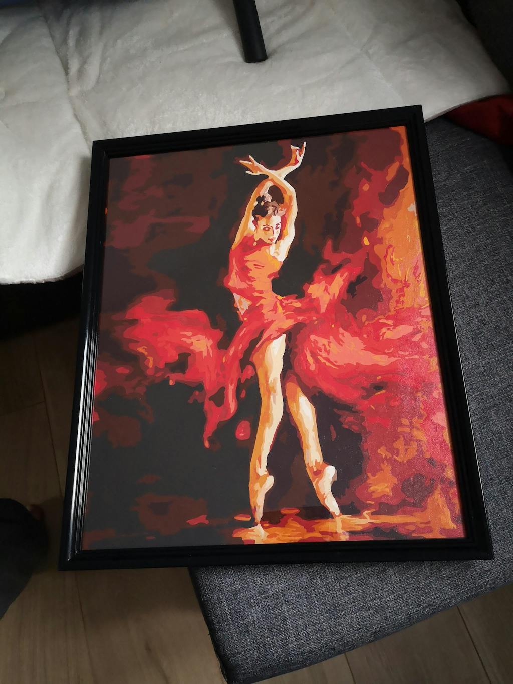 Peinture par numéros - Danseuse Rouge Magique – Figured'Art