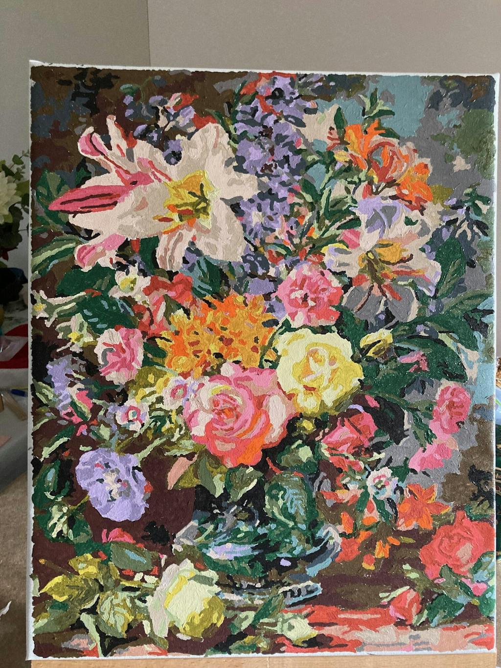 Paint by Numbers - Flowers in All colors – Figured'Art