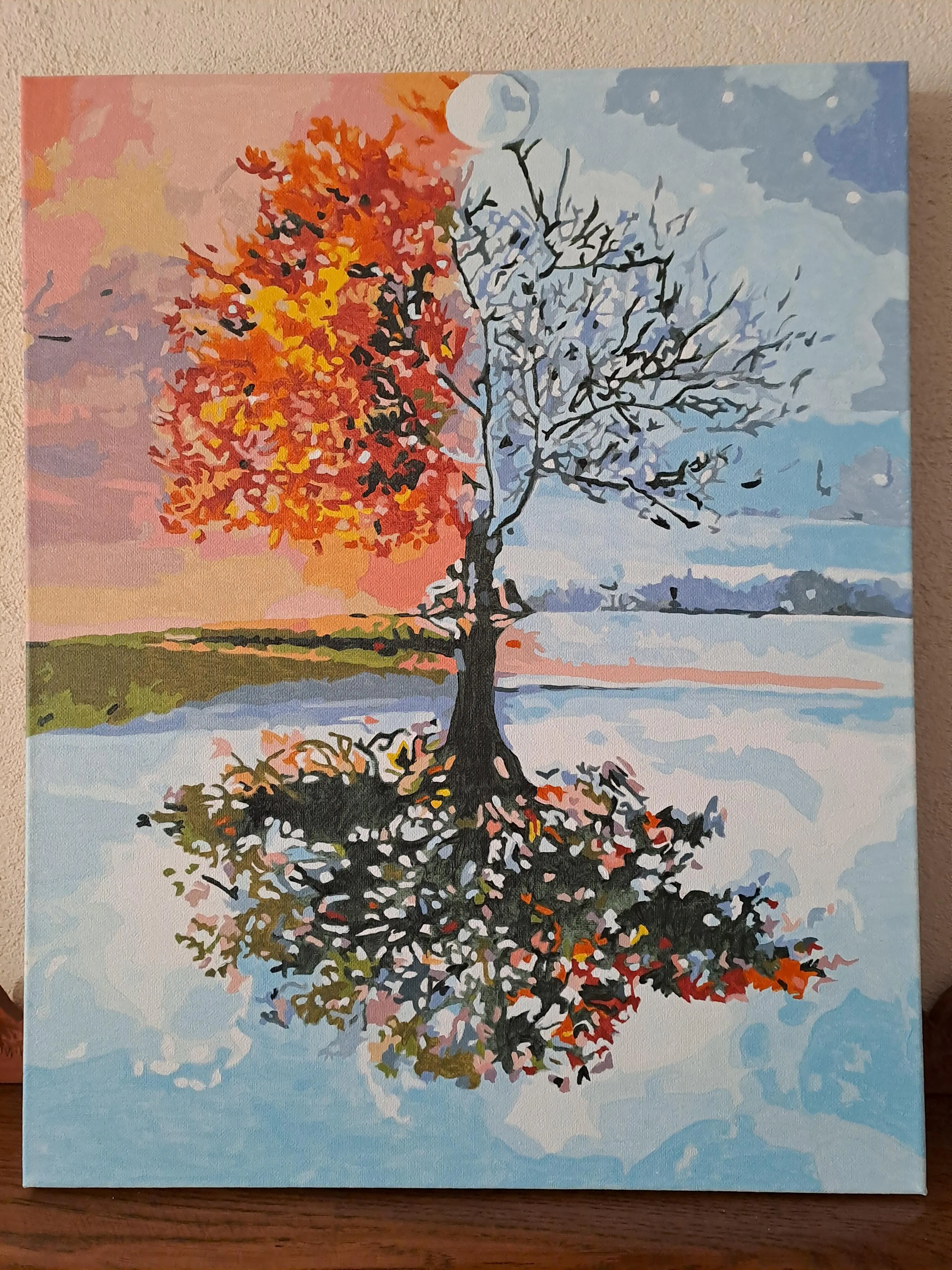 Paint by numbers - 4 Seasons Tree – Figured'Art