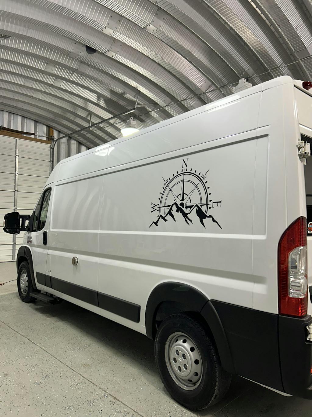 Mountain Compass Rose – Finishing Touch Vinyl Art