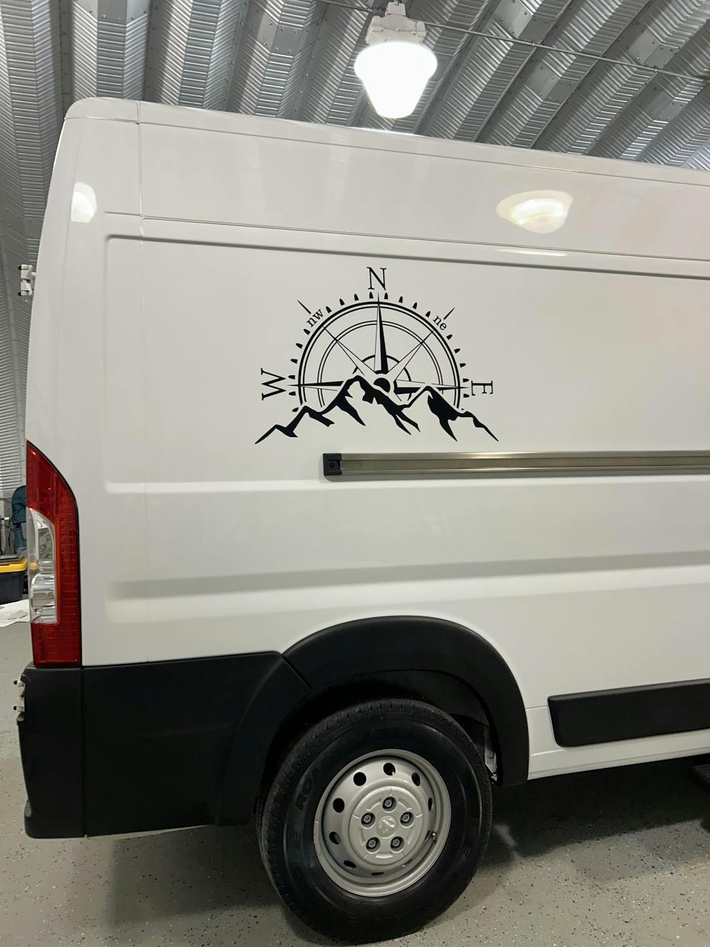 Mountain Compass Rose – Finishing Touch Vinyl Art