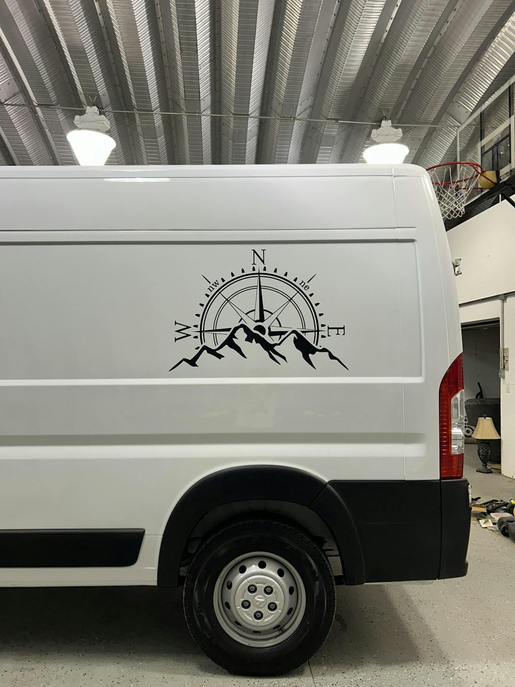 Mountain Compass Rose – Finishing Touch Vinyl Art