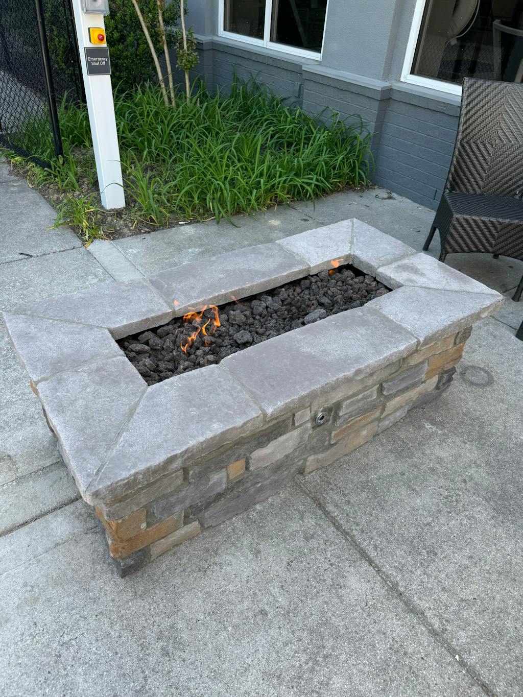 36″ Octagon Custom Stone Gas Fire Pit| FirePit Outfitter – Fire Pit ...