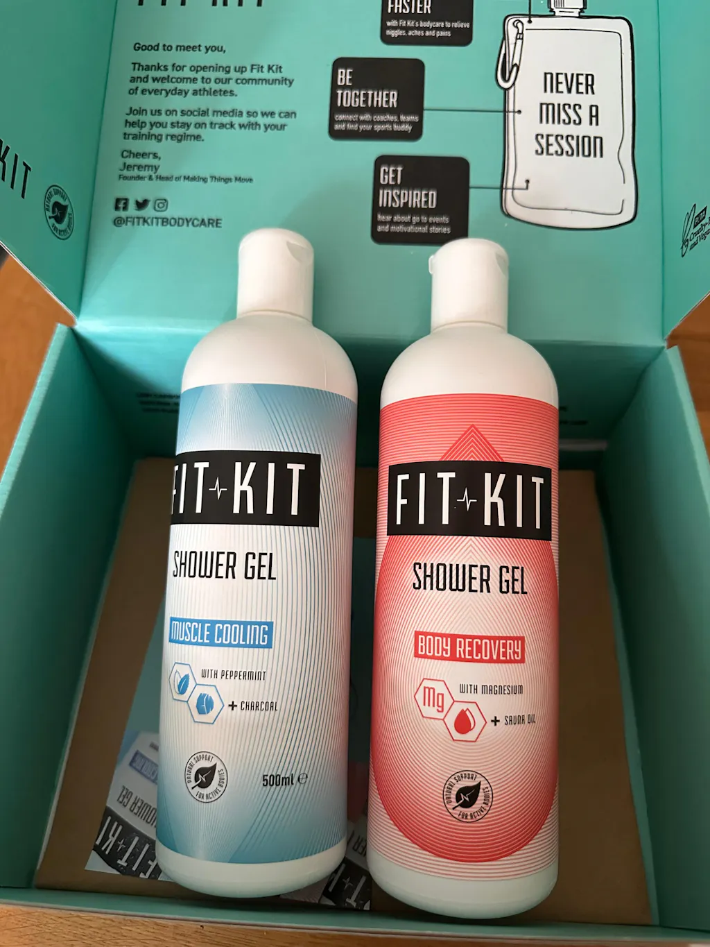 Muscle Cooling Shower Gel | Fit Kit Bodycare