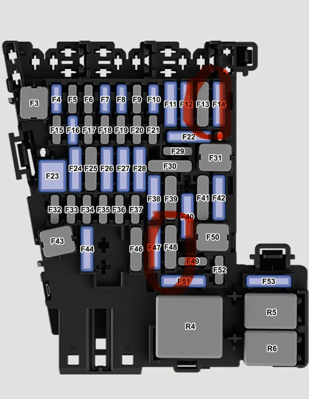 FITCAMX Fuse Box Cable Hardwire kit, 4in1 ATO (Regular), Mini, Micro2,