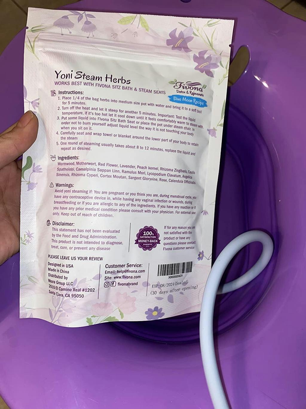 Fivona 4-in-1 Yoni Steam Kit with Flusher and Storage Bag – Fivona.com