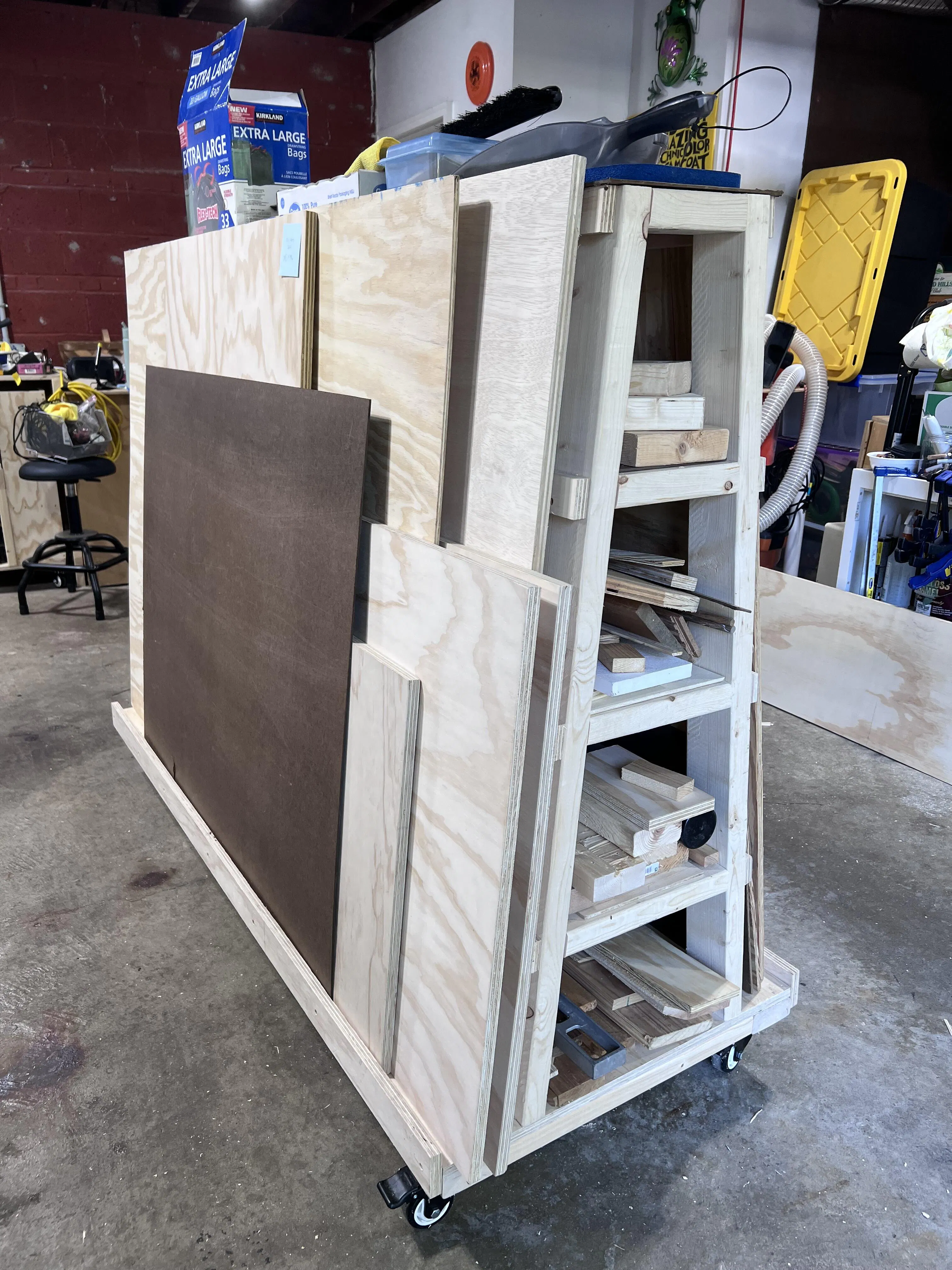 Mobile Wood Storage Cart Plans – Fix This Build That