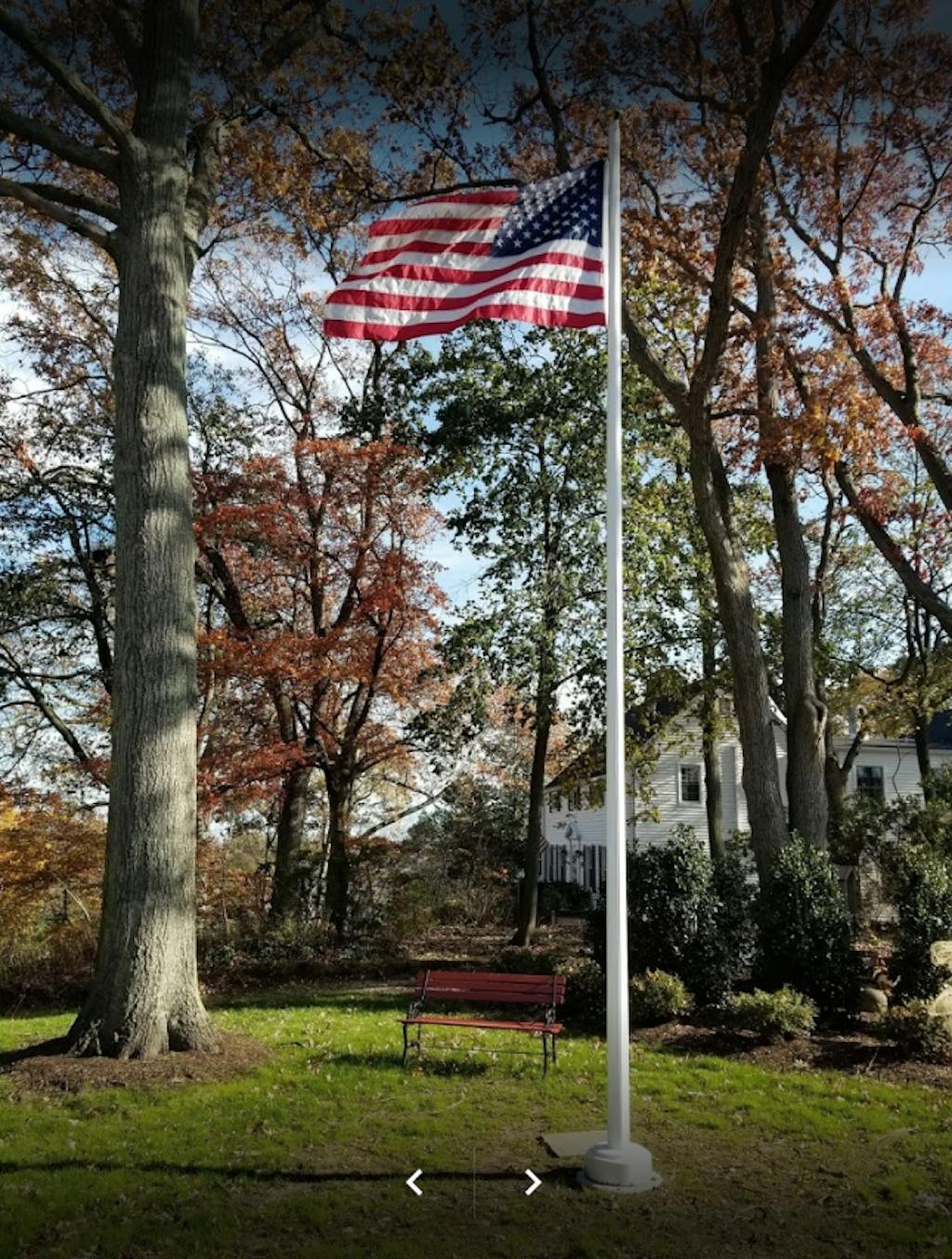 External Halyard Fiberglass Flagpole | Fiberglass Flag Poles for Sale ...