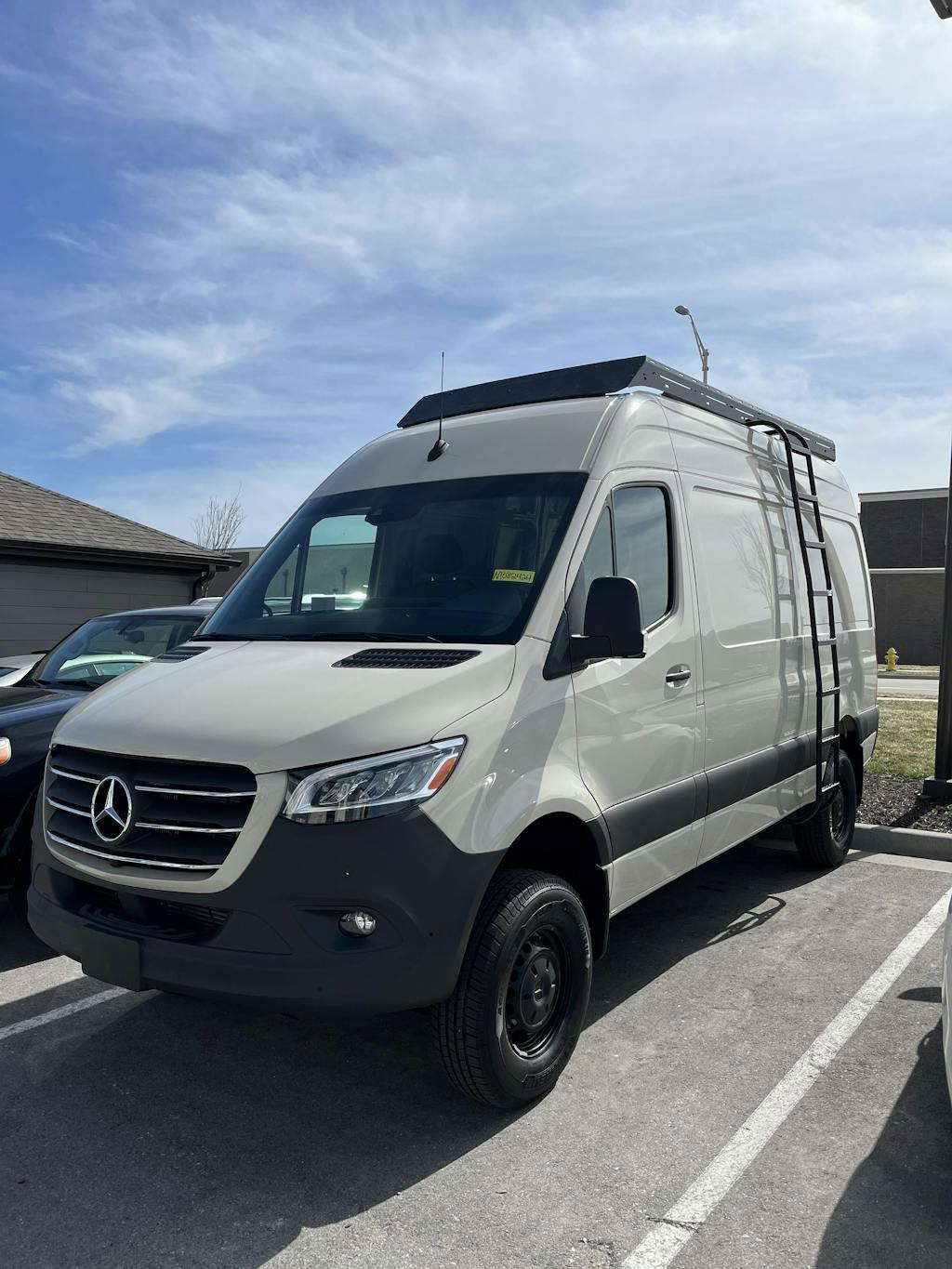 Sprinter 144" High Roof Standard Roof Rack