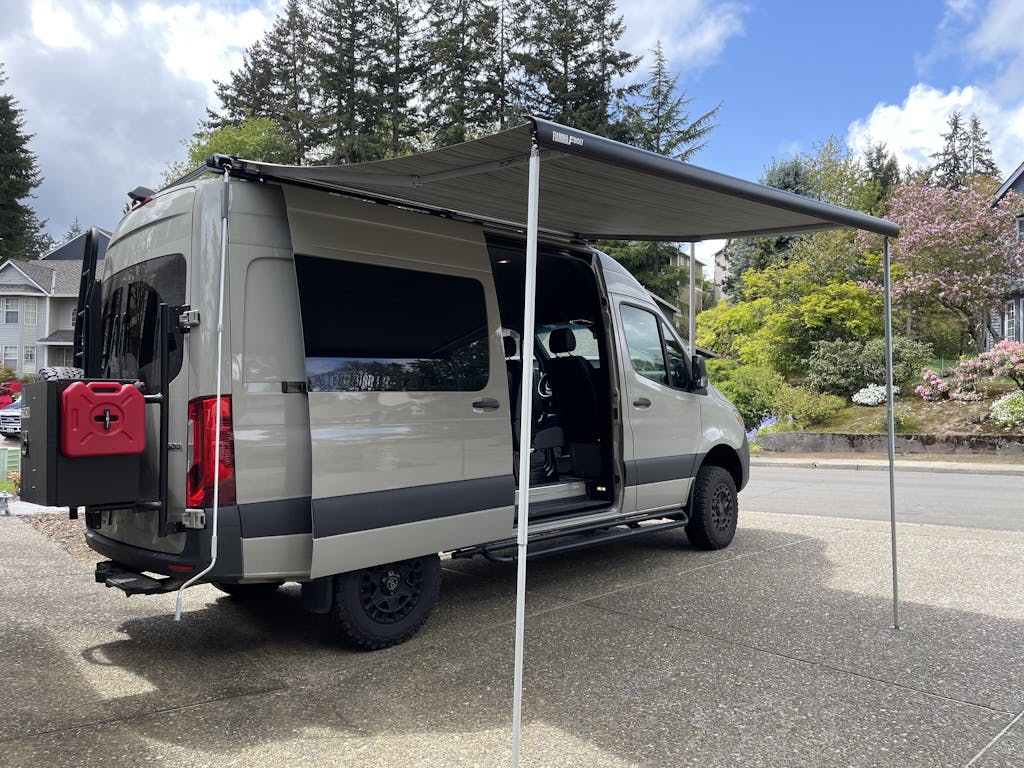 Fiamma F80s Awnings for Sprinter Vans | Flatline Van Co.