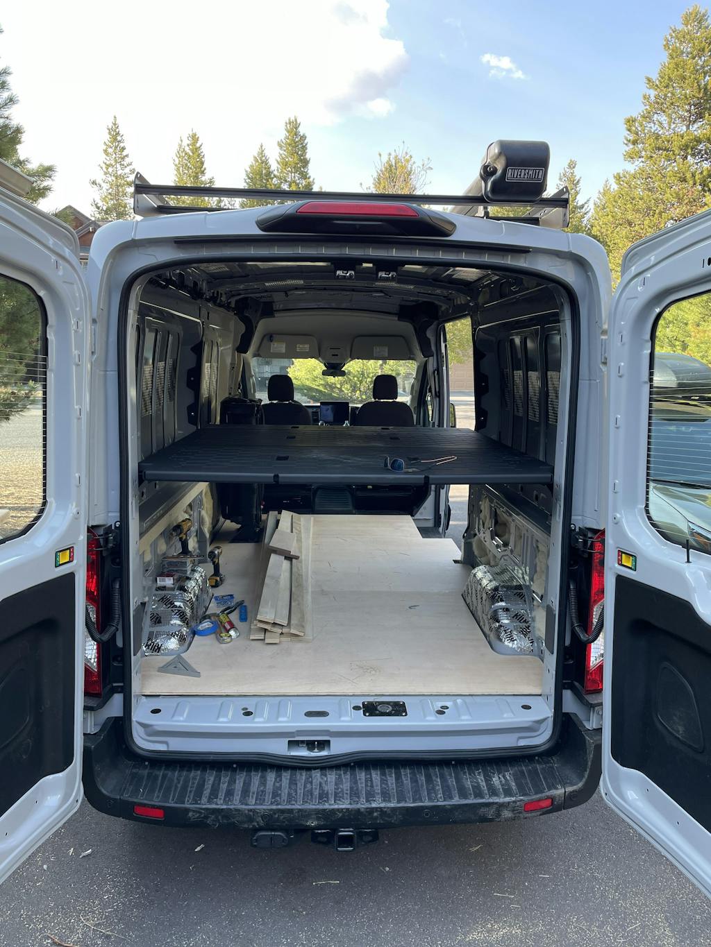 Transit Van Bed System | Flatline Van Co.