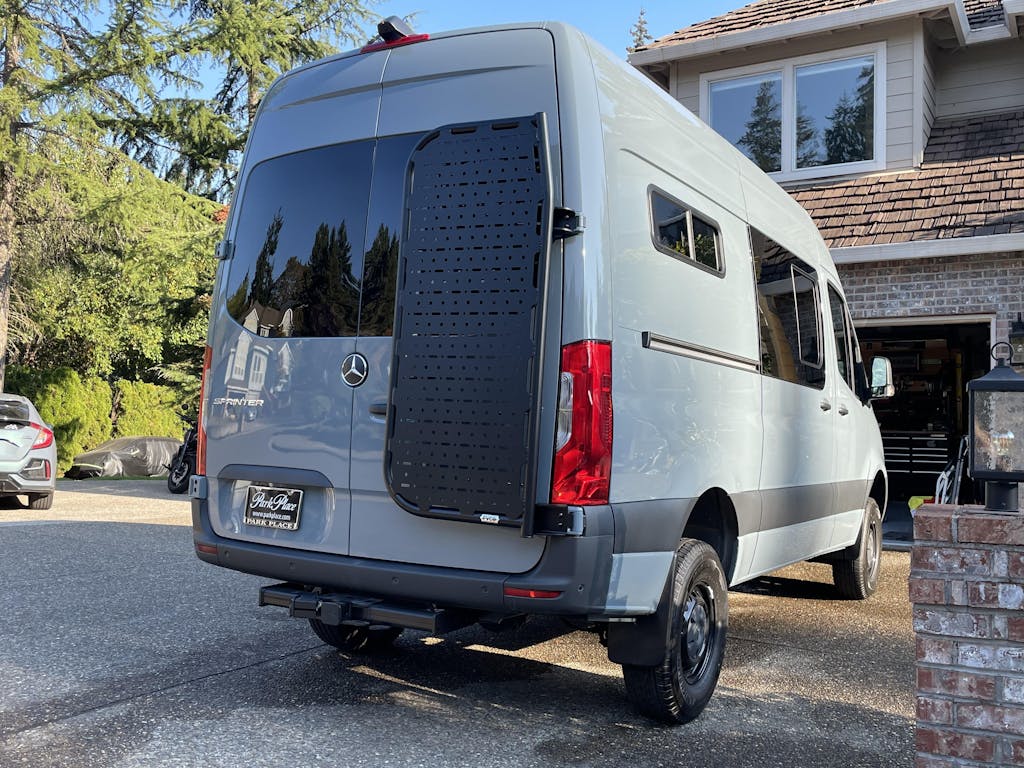 Sprinter Rear Door Platform | Flatline Van Co.