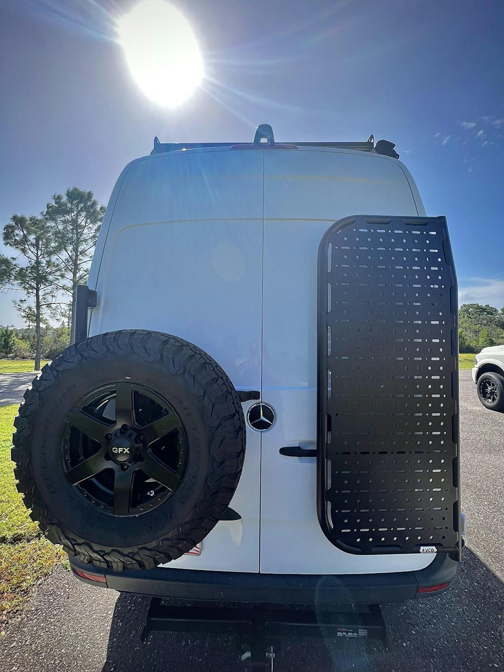 Sprinter Rear Door Platform | Flatline Van Co.