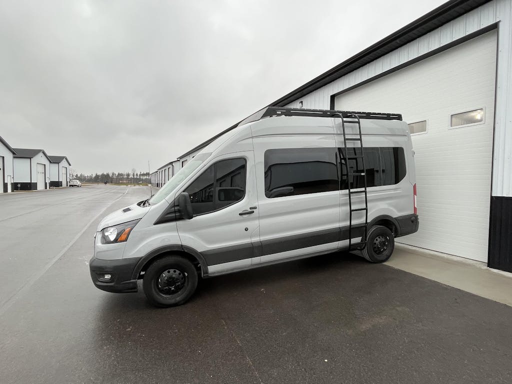 Transit Van High Roof Low Pro Roof Rack | 148" | Flatline Van Co.