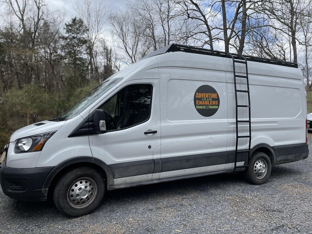 Transit Side Ladder - High Roof - Flatline Van Co.
