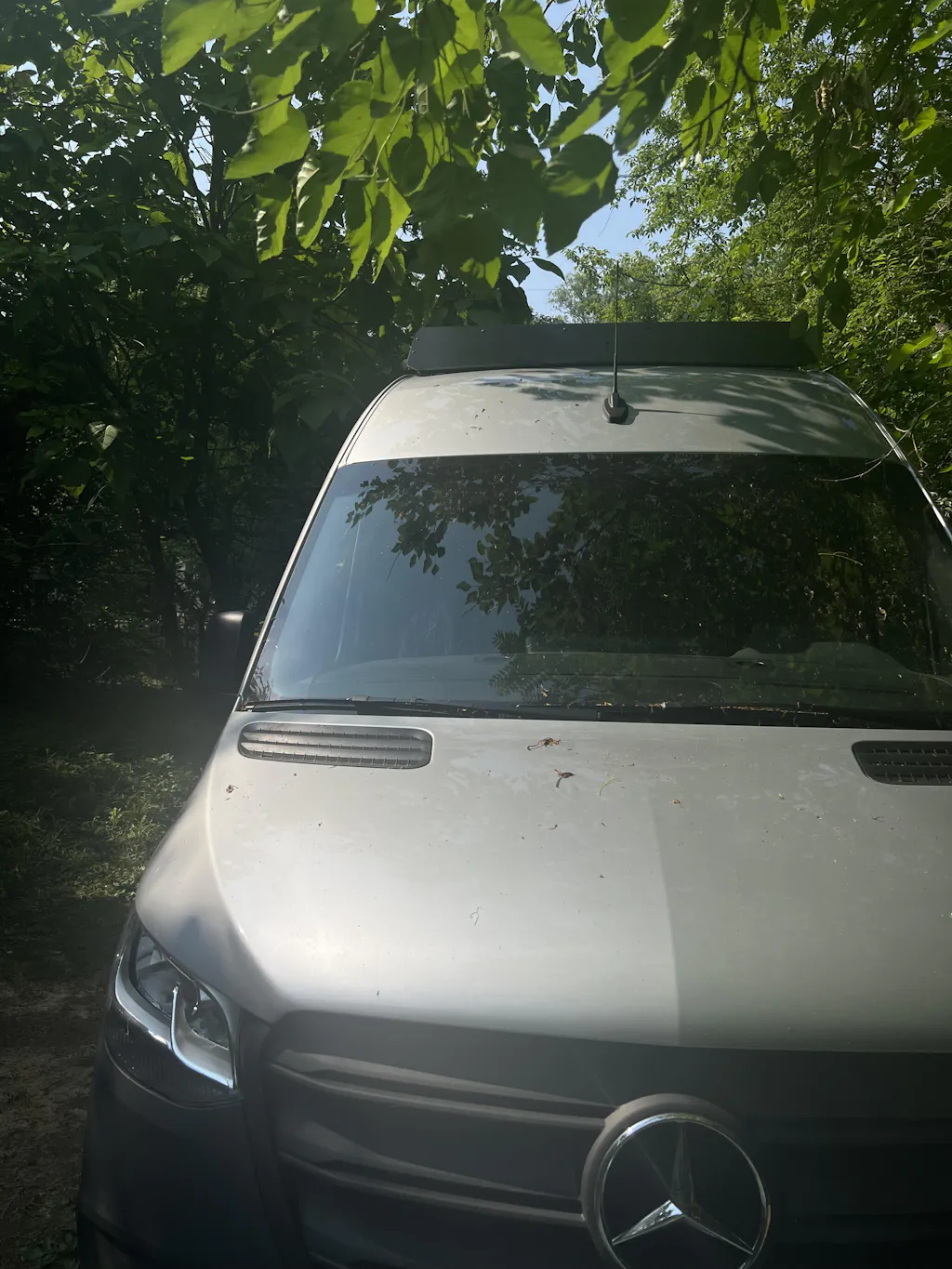 Sprinter 144" High Roof Standard Roof Rack | Flatline Van Co.