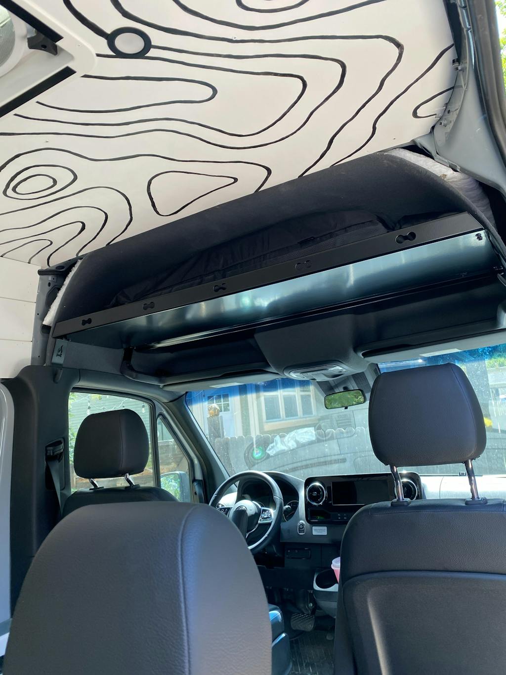 Sprinter Headliner Shelf - Flatline Van Co.