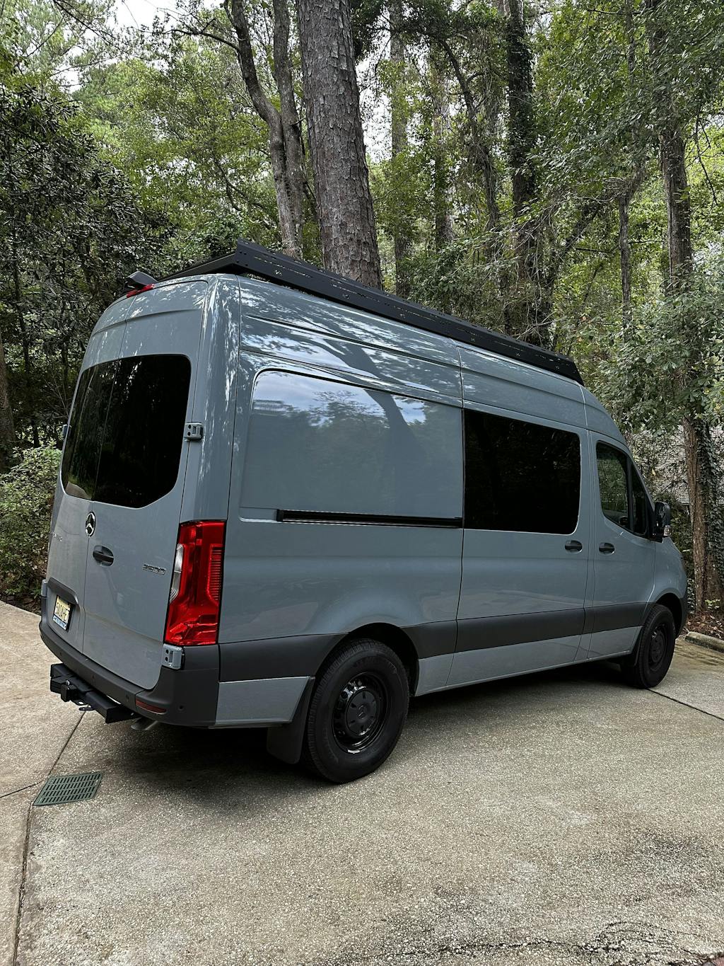 Sprinter 144" High Roof Standard Roof Rack | Flatline Van Co.