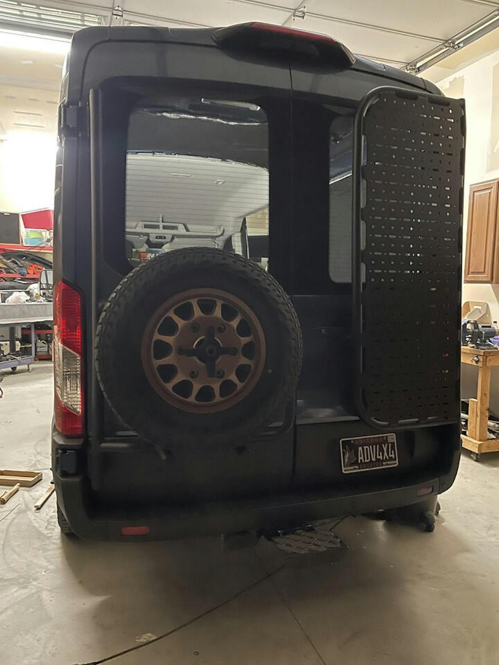 Transit Rear Door Platform | Flatline Van Co.