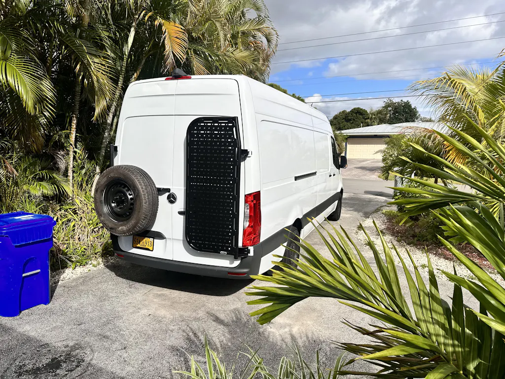Sprinter Rear Door Platform | Flatline Van Co.