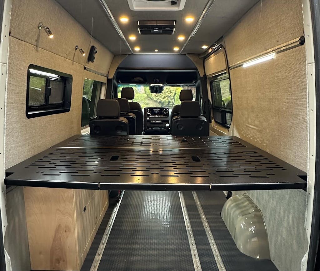 Sprinter Van Bed System | Flatline Van Co.