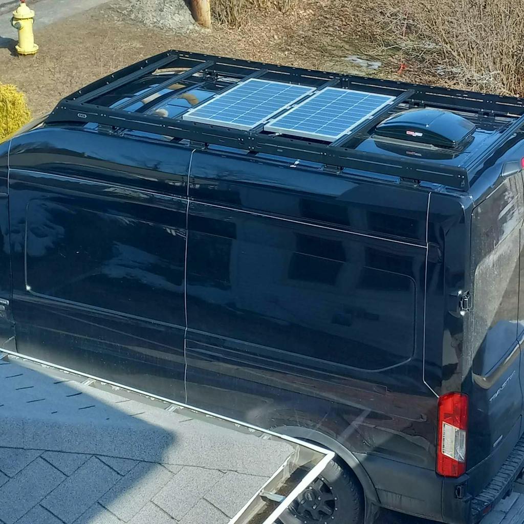 Transit Van High Roof Low Pro Roof Rack | 148" | Flatline Van Co.