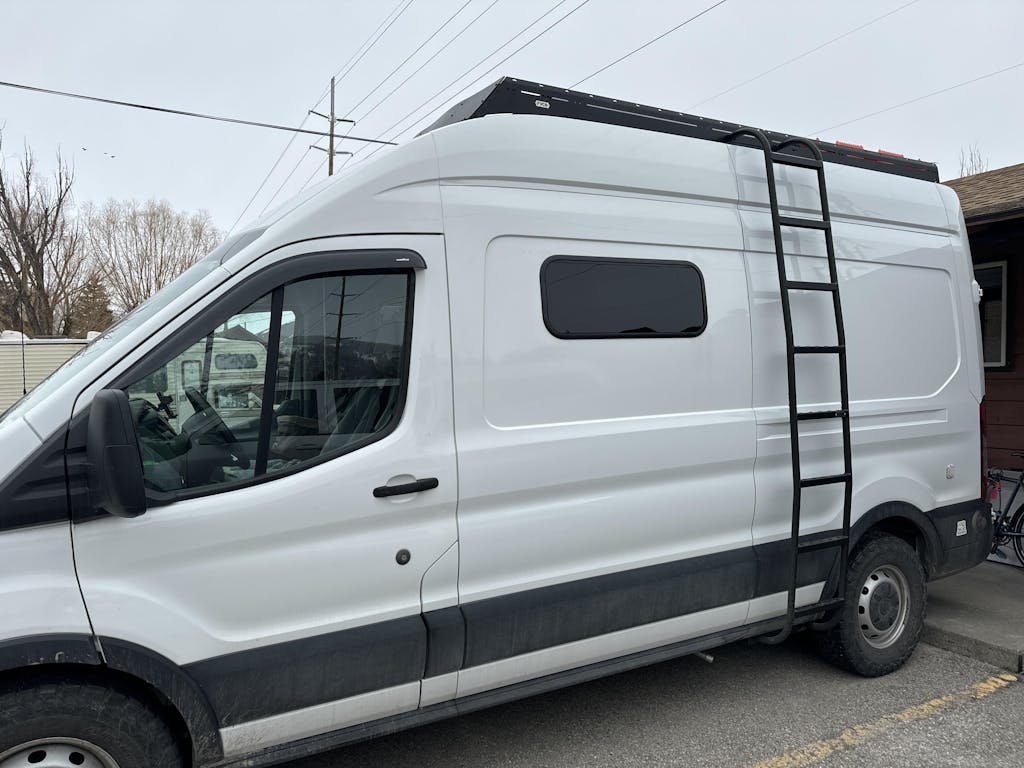 Transit Side Ladder - High Roof - Flatline Van Co.