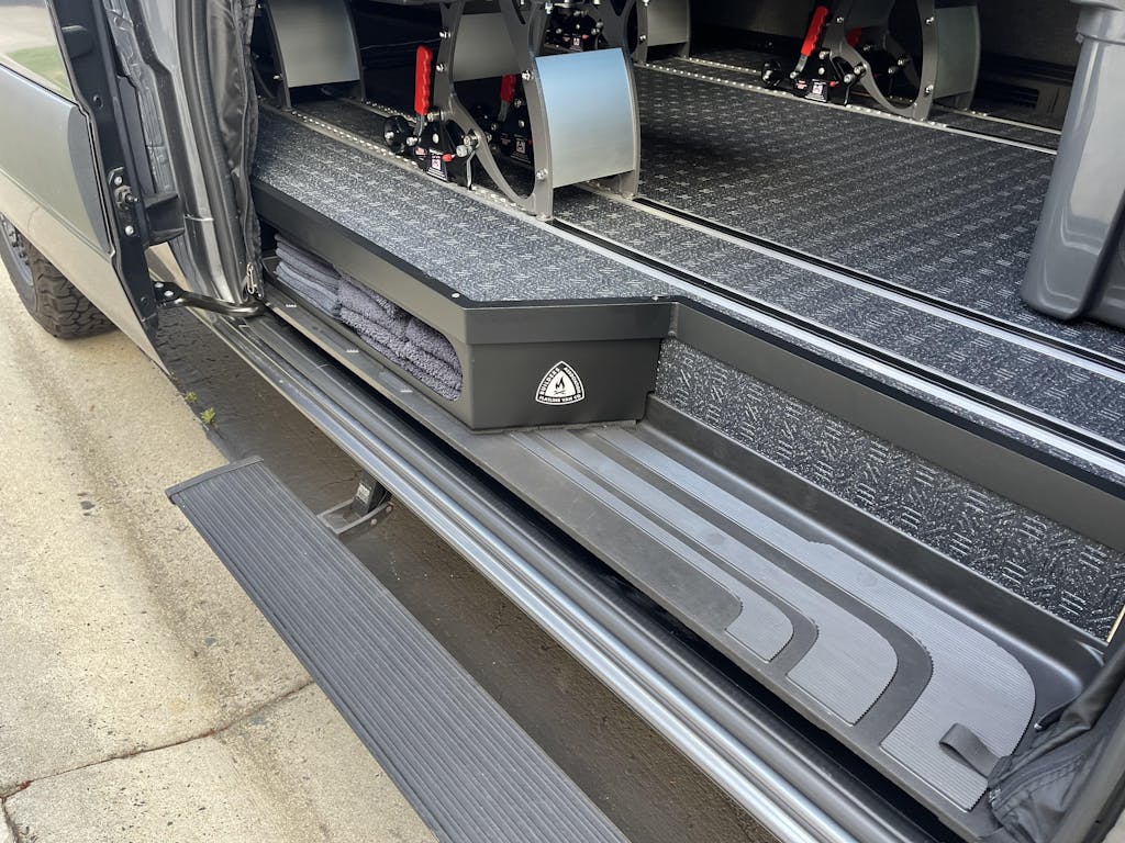 Step Extension for Sprinter Vans | Flatline Van Co.