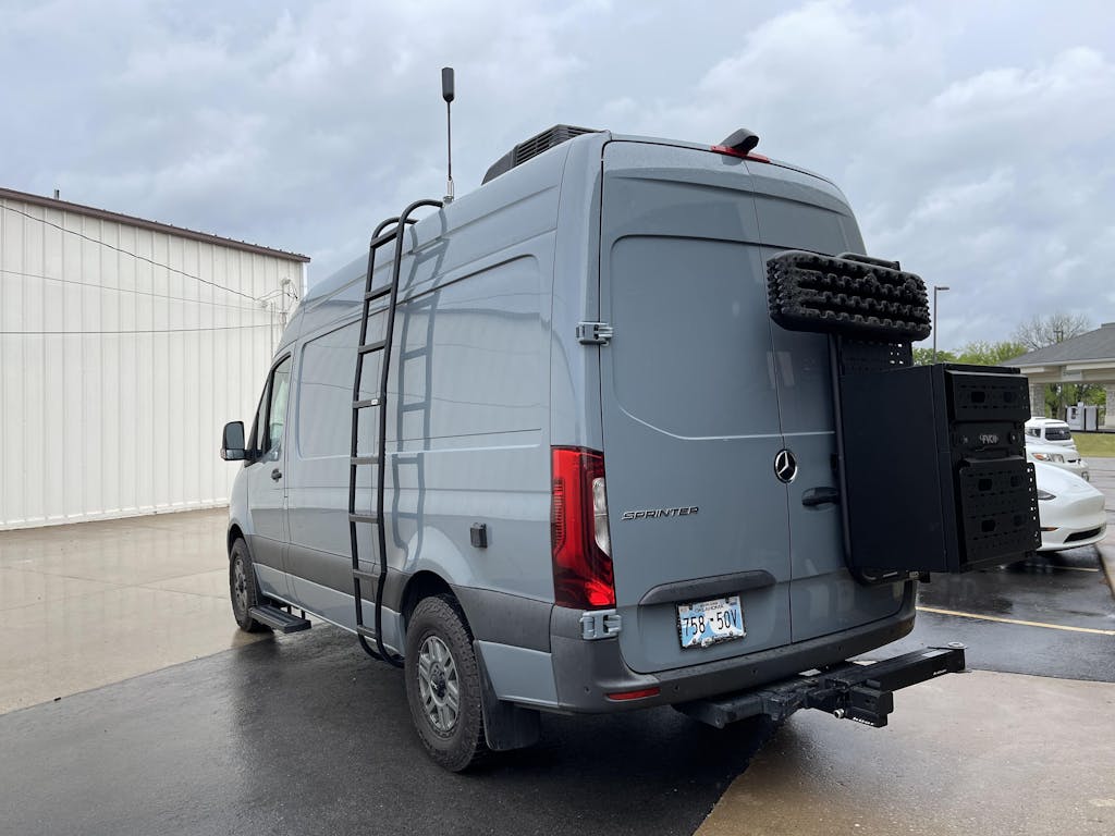 Sprinter Rear Door Platform | Flatline Van Co.