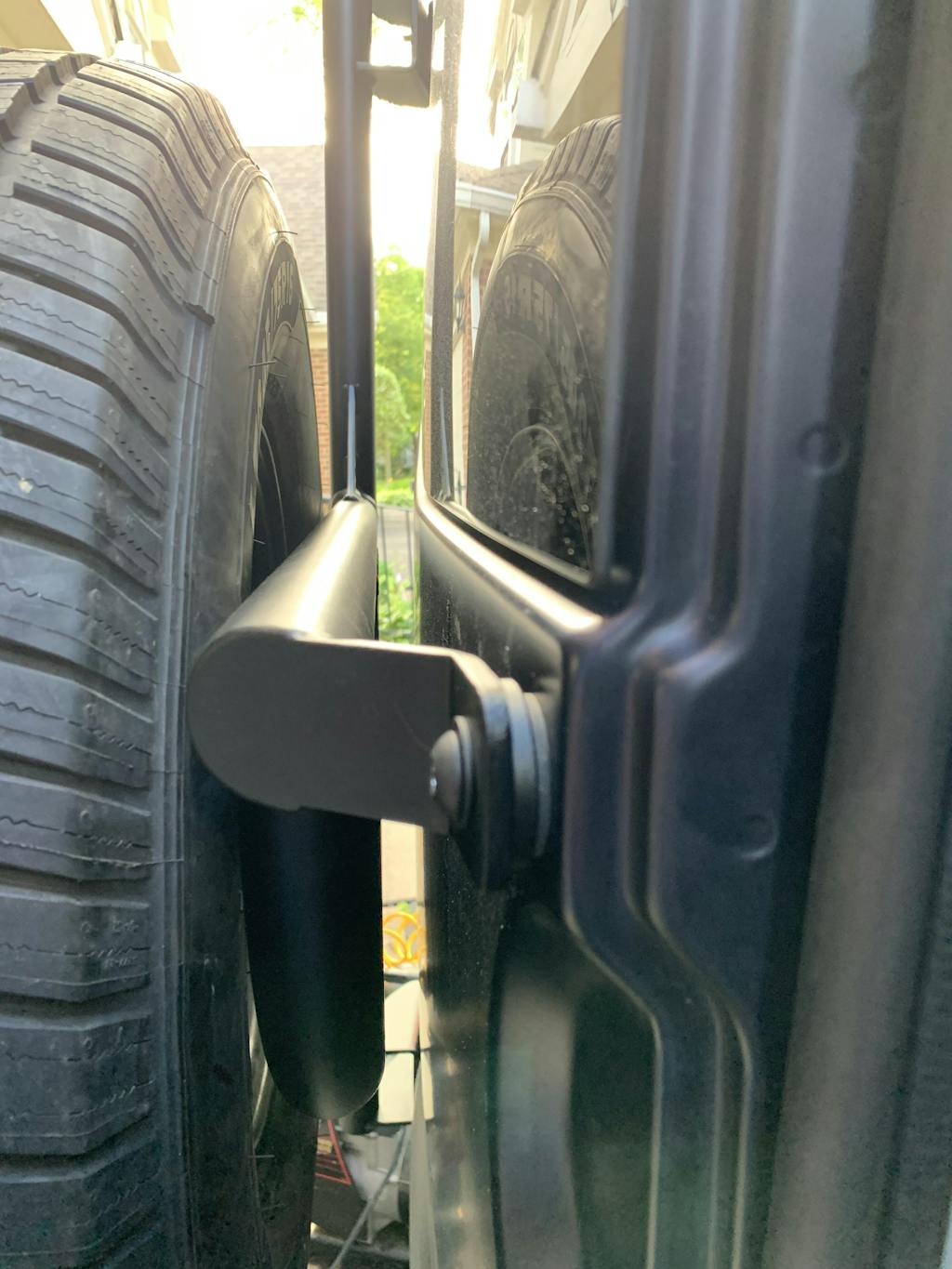 Sprinter Van Rear Tire Carrier | Flatline Van Co.