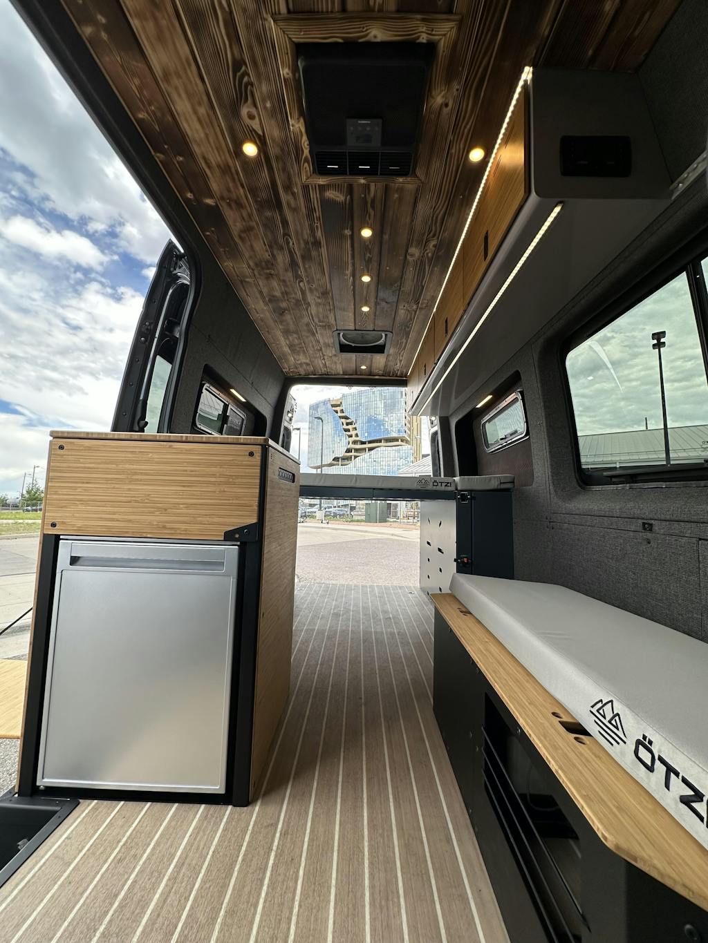 36" Open Face Upper Cabinet for Sprinter Vans