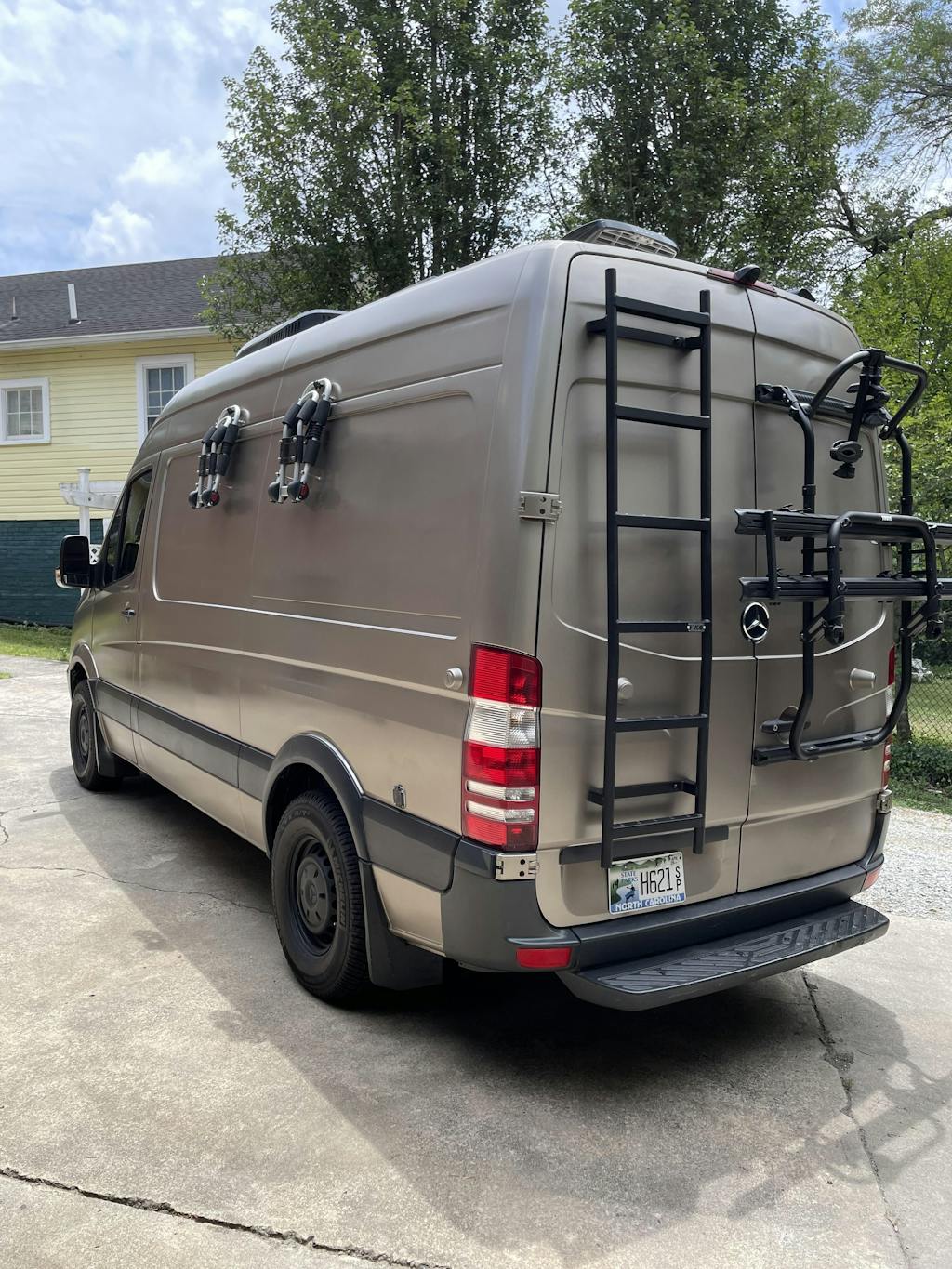 Sprinter Van Rear Ladder | Flatline Van Co.