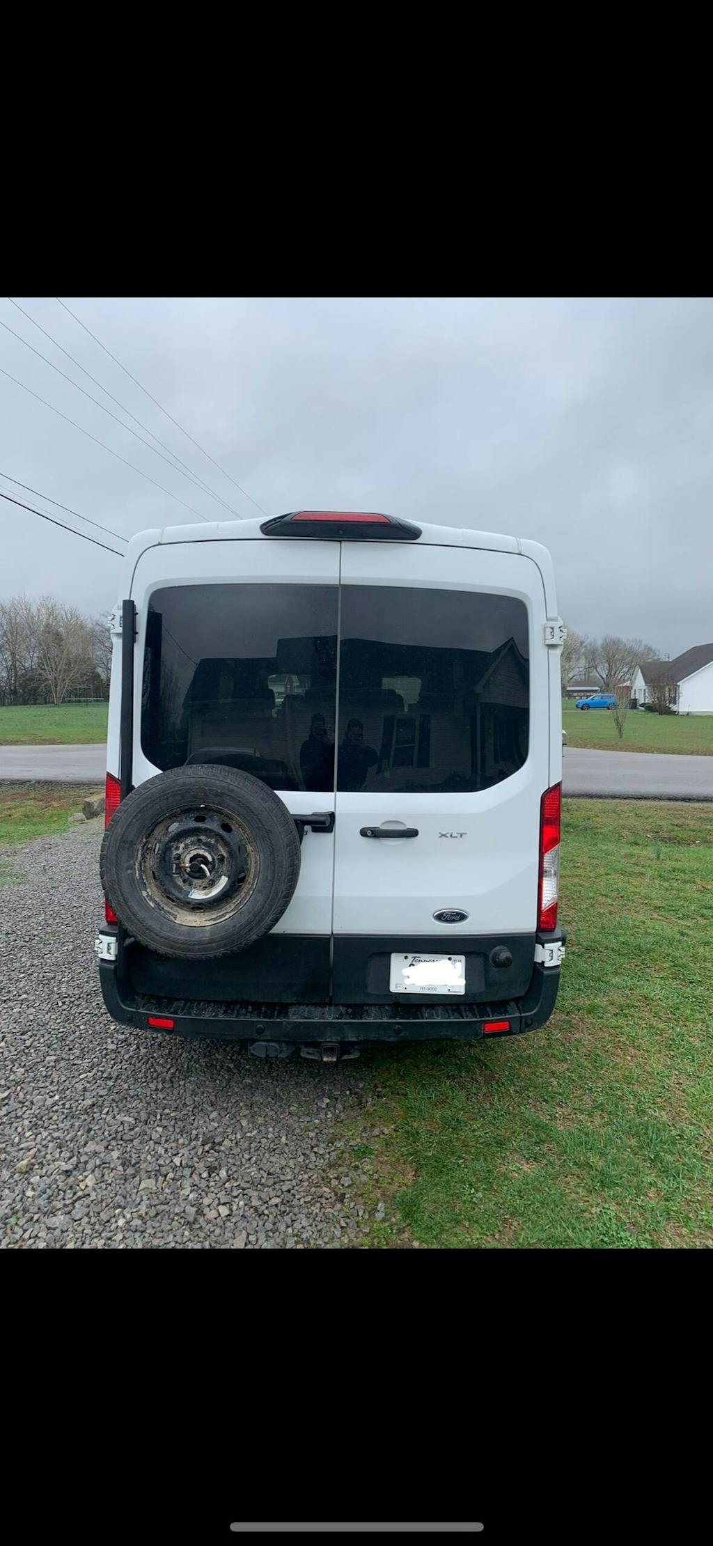 Transit Van Rear Tire Carrier | Flatline Van Co.