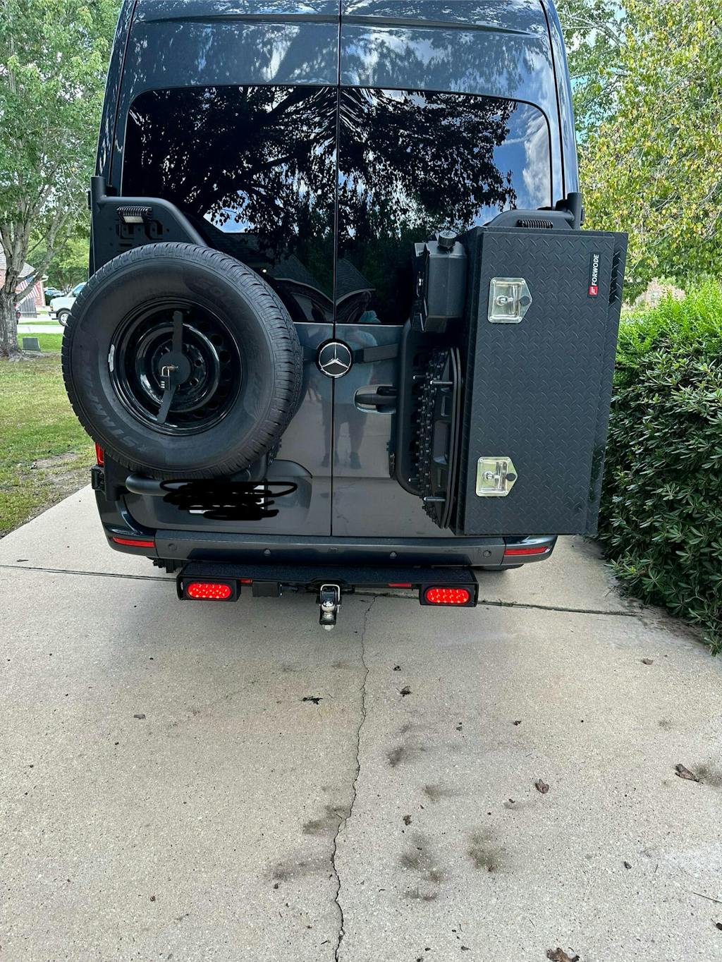 Sprinter Rear Step | Flatline Van Co.