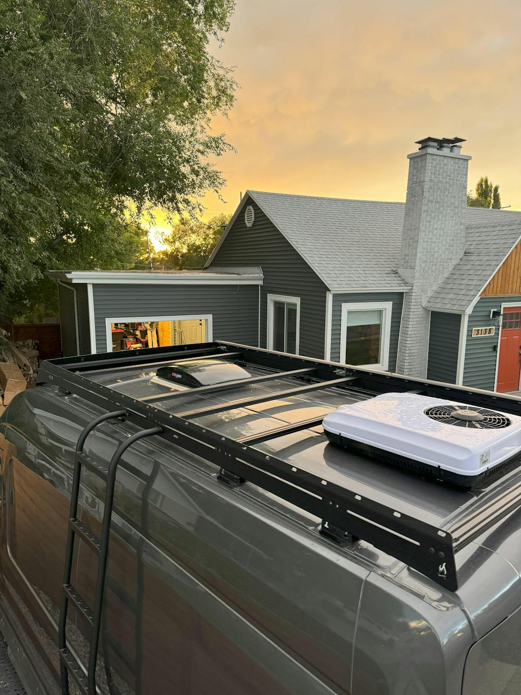Transit Van High Roof Low Pro Roof Rack | 148" | Flatline Van Co.