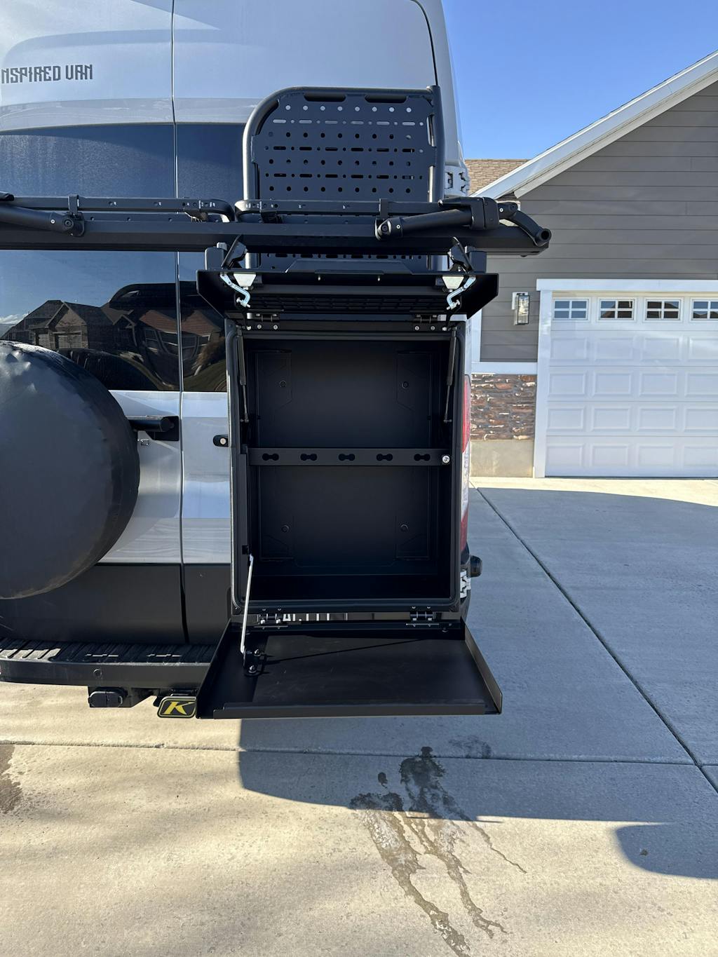 Van Rear Storage Box | Flatline Van Co.