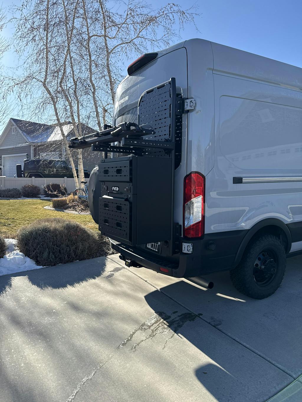 Van Rear Storage Box | Flatline Van Co.