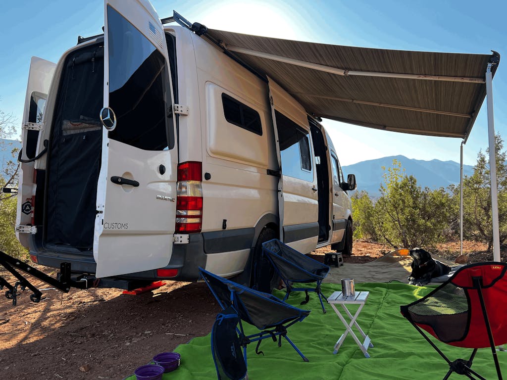 Fiamma F80s Awnings for Sprinter Vans | Flatline Van Co.