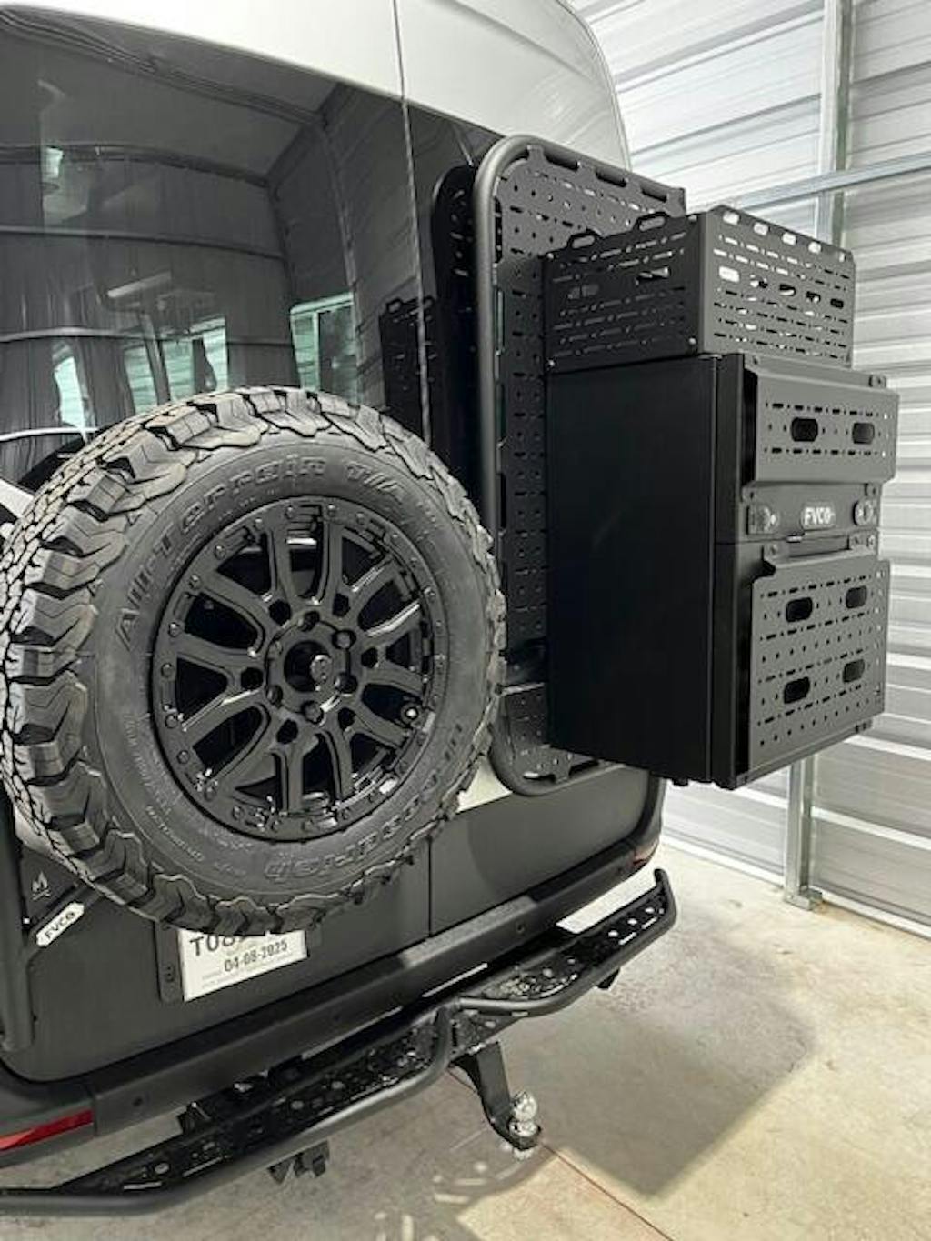 Van Rear Storage Box | Flatline Van Co.