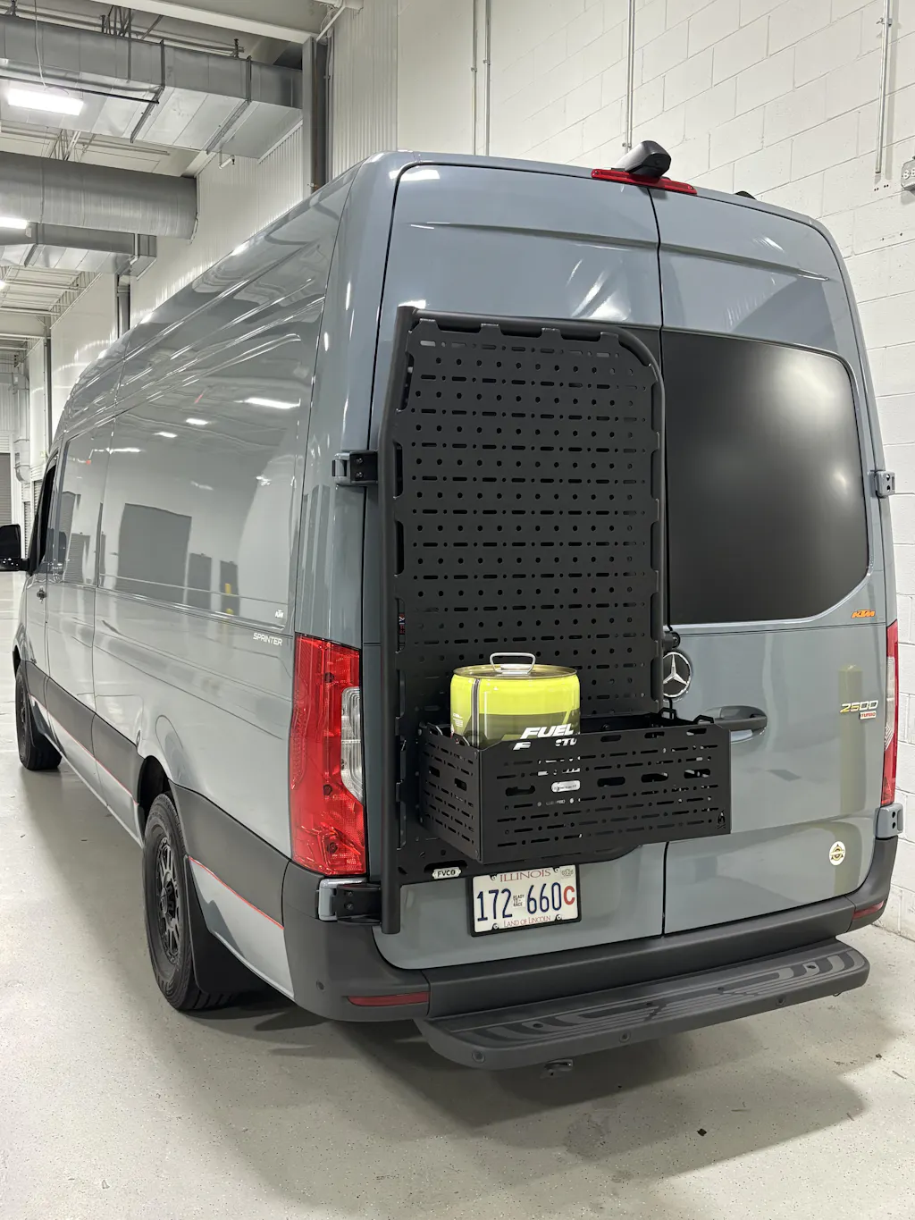 Sprinter Rear Door Platform | Flatline Van Co.