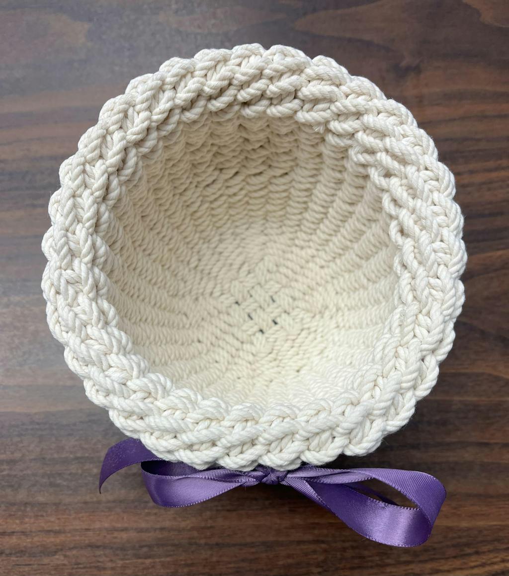 Jessie Twined Rope Bowl Pattern & Video