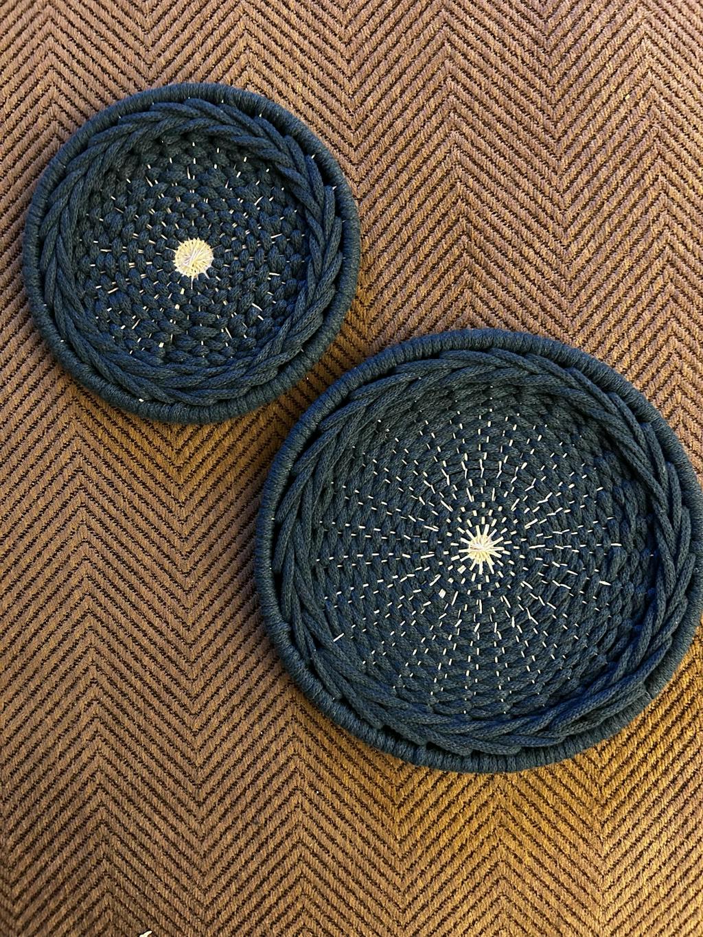 Avery Kit – Learn to Weave Circular Cotton Trivets