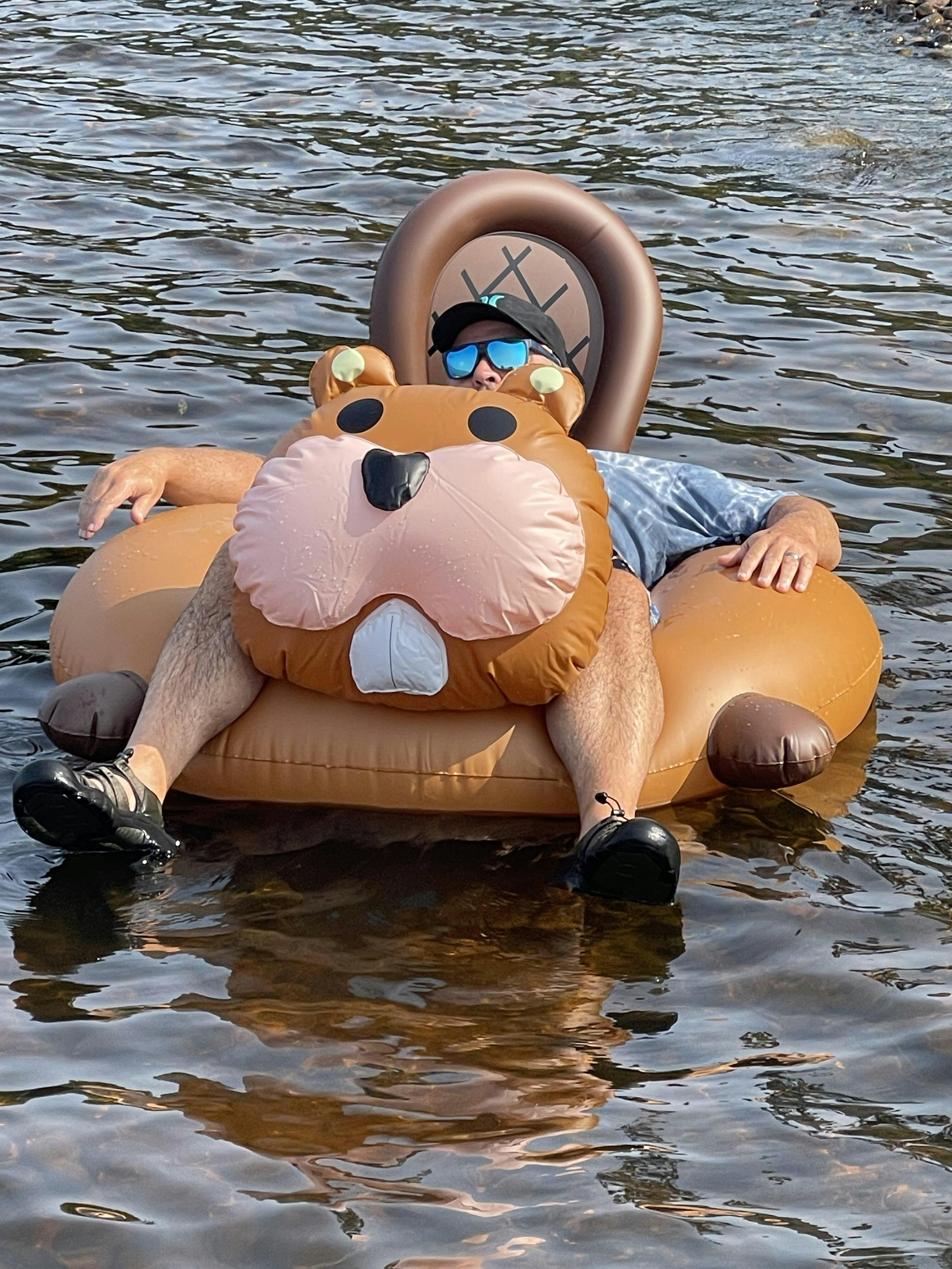The Beaver - Adult Swimming Pool Float | Swimming Pool Floats Canada