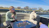 Pontoon Boat Fire Pit – Floating Flame