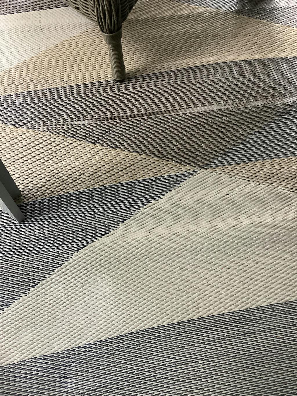 Outdoor Rug Recycled Plastic - Monaco Champagne Beige - Floorsome